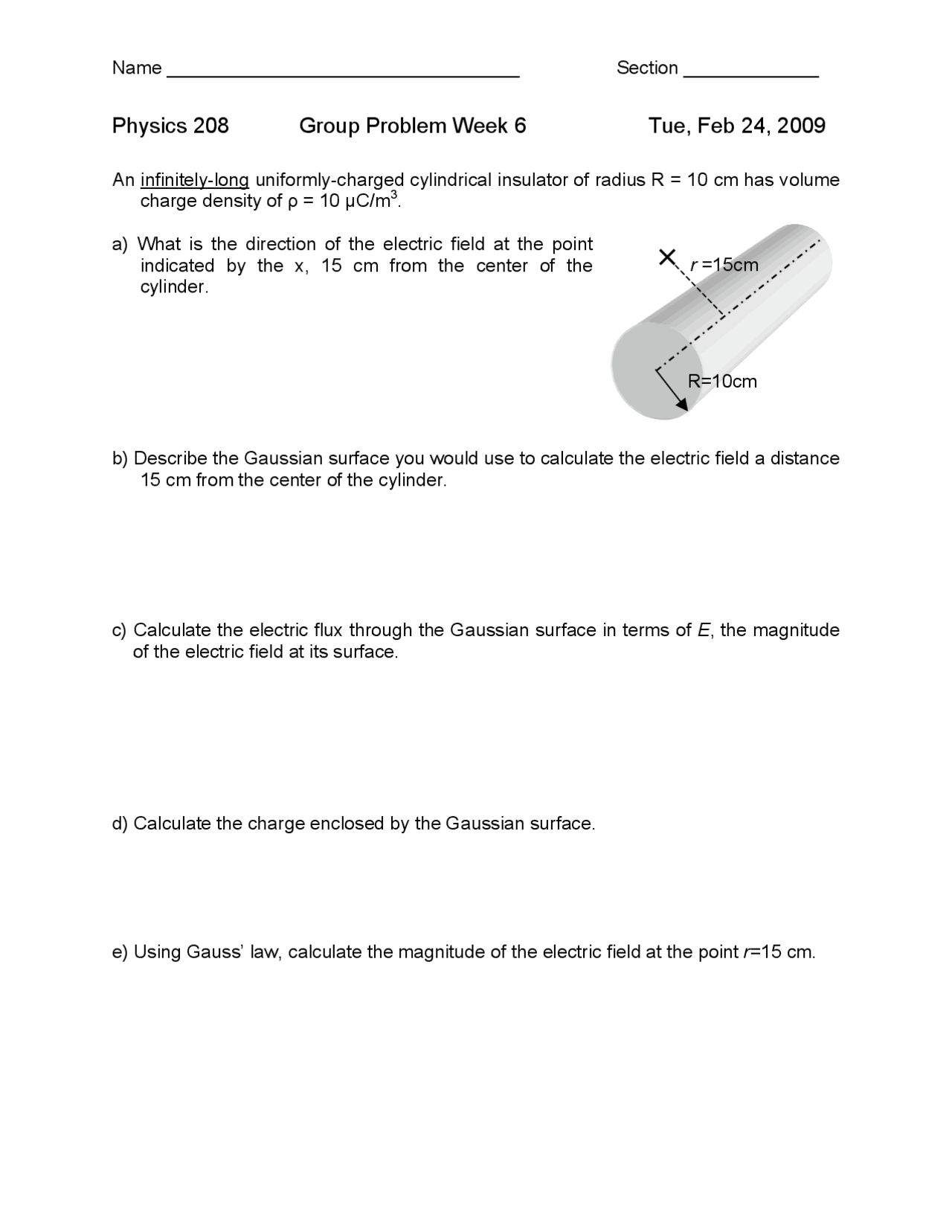 Assignment 6 Unsolved Questions General Physics Physics 208 Docsity