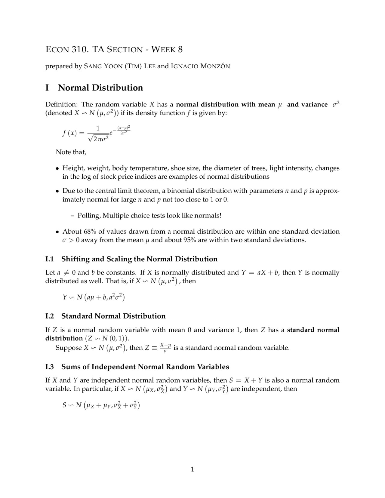 Normal Distribution - Statistics: Measurement in Economics | ECON 310 ...
