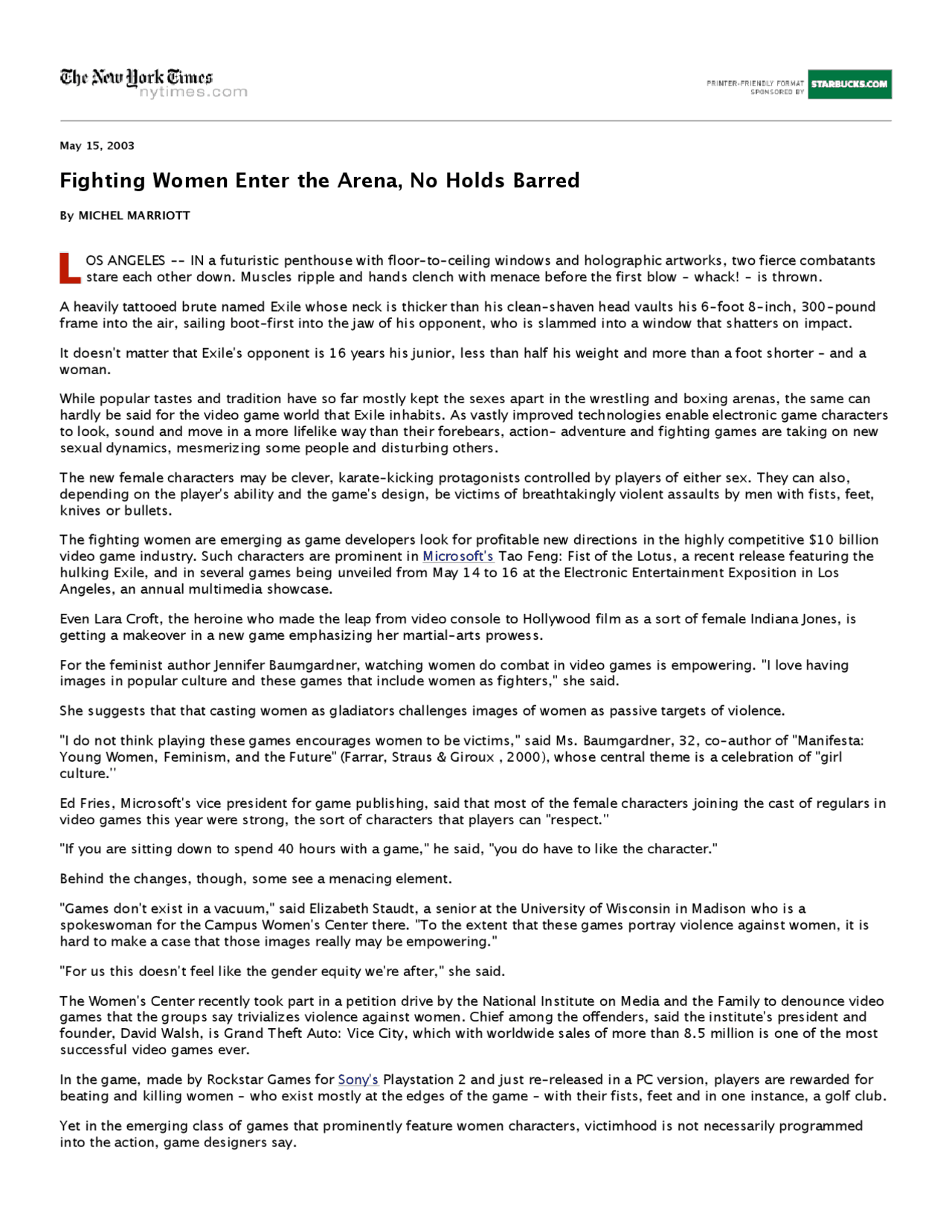 Fighting Women Enter the Arena, No Holds Barred - Project | SI 110 ...