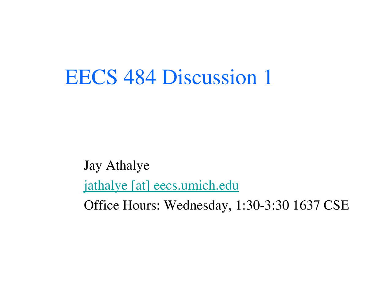Java Naming Conventions Lecture Slides Eecs 484 Docsity