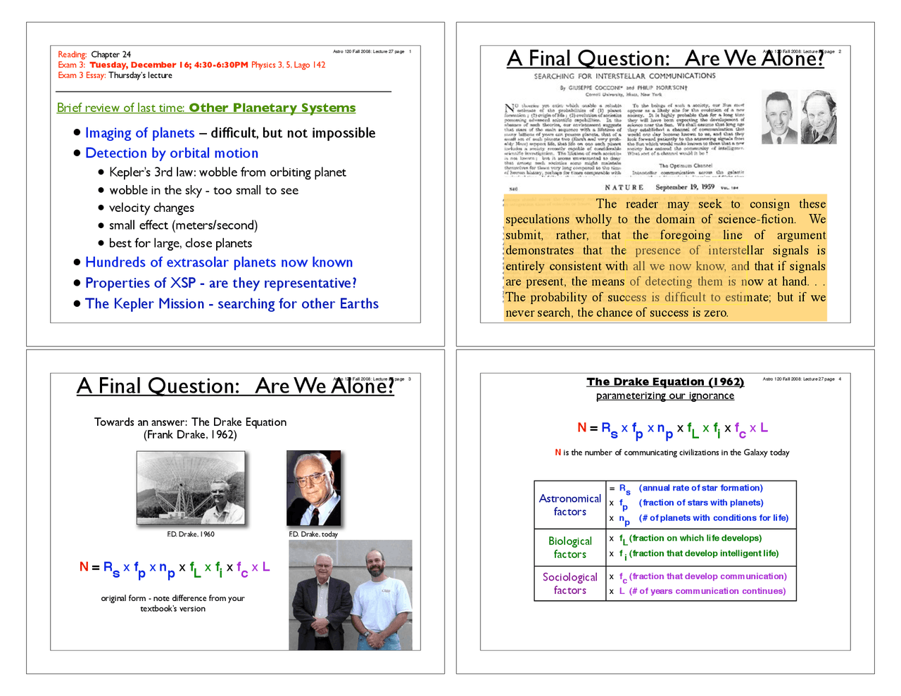 Lecture Slides On Planetary Systems Sky And Solar System Astro 120