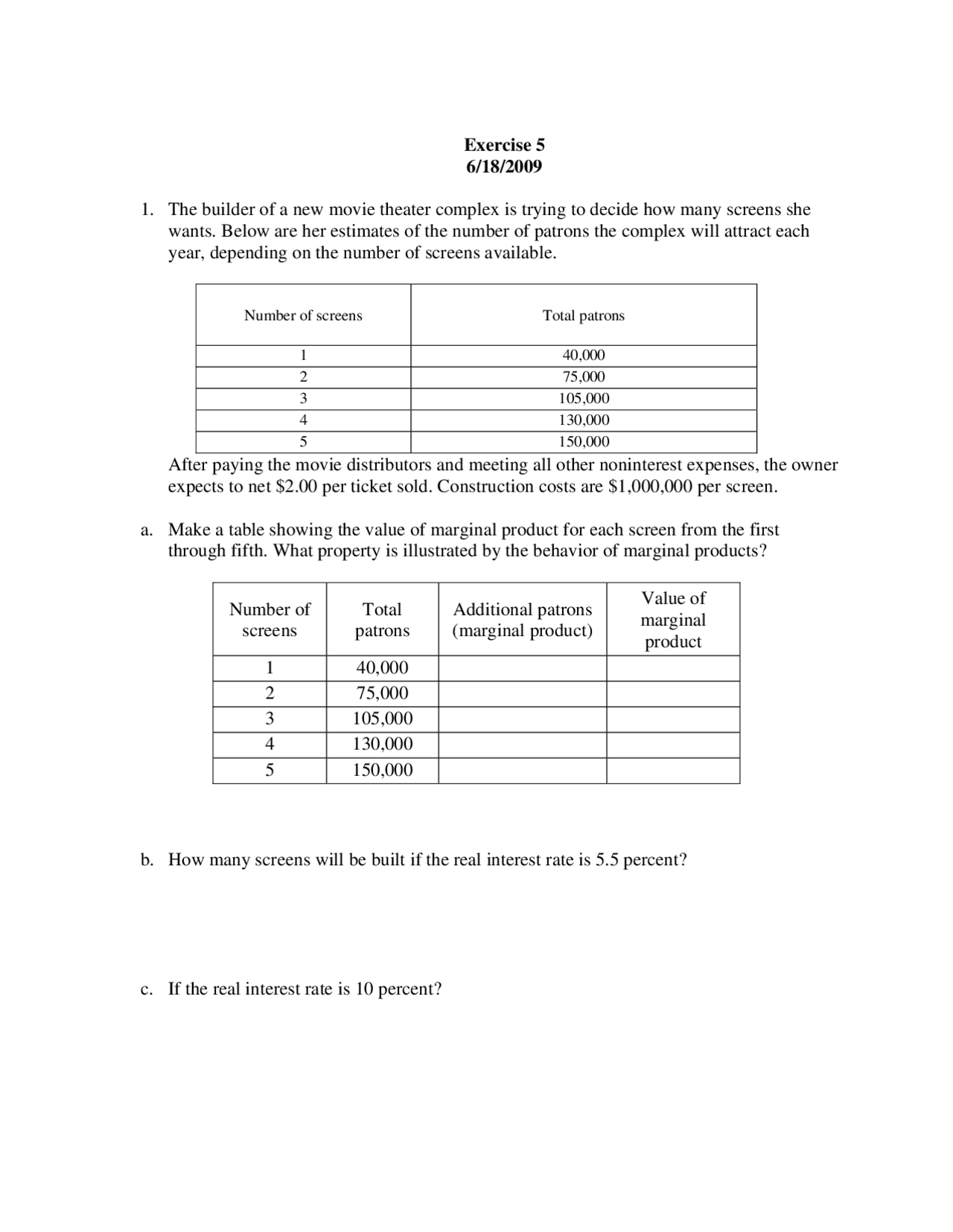 Principles Of Macroeconomics 2 Problems On Assignment 5 Econ 102