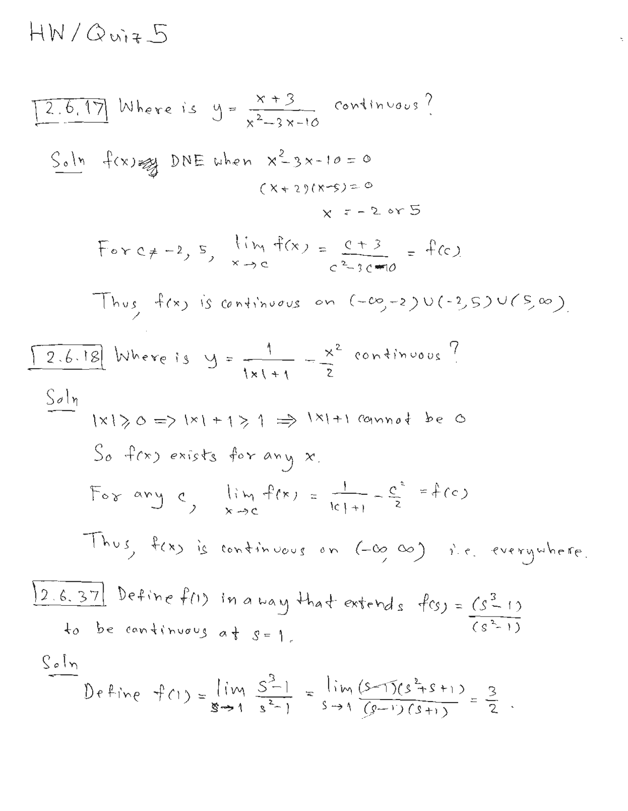 Solved Quiz 5 For Calculus And Analytic Geometry Math 221 Docsity