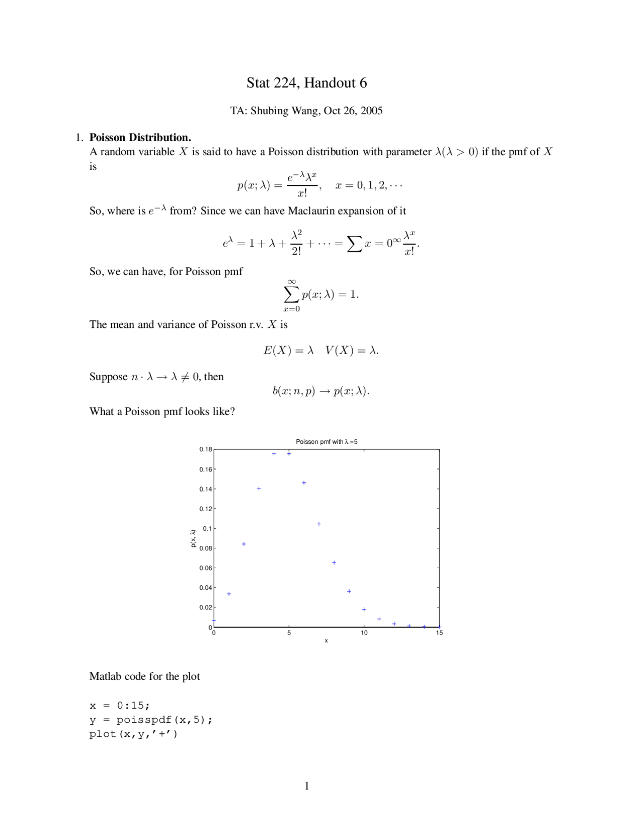 Poisson Distribution, Continuous RV - Statistics for Engineers | STAT ...