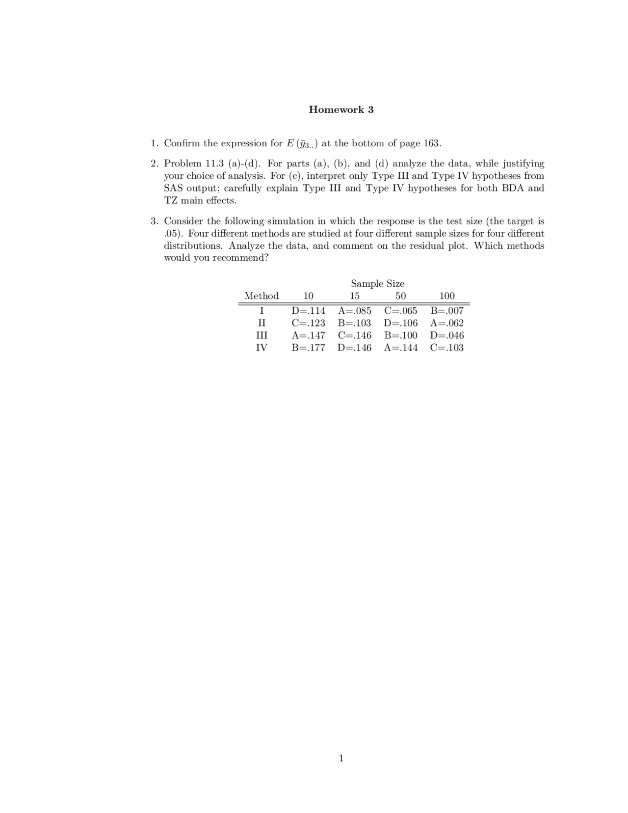 Homework 3: Analyzing Statistical Data and Interpreting Results - Prof. J. Grego | Assignments ...