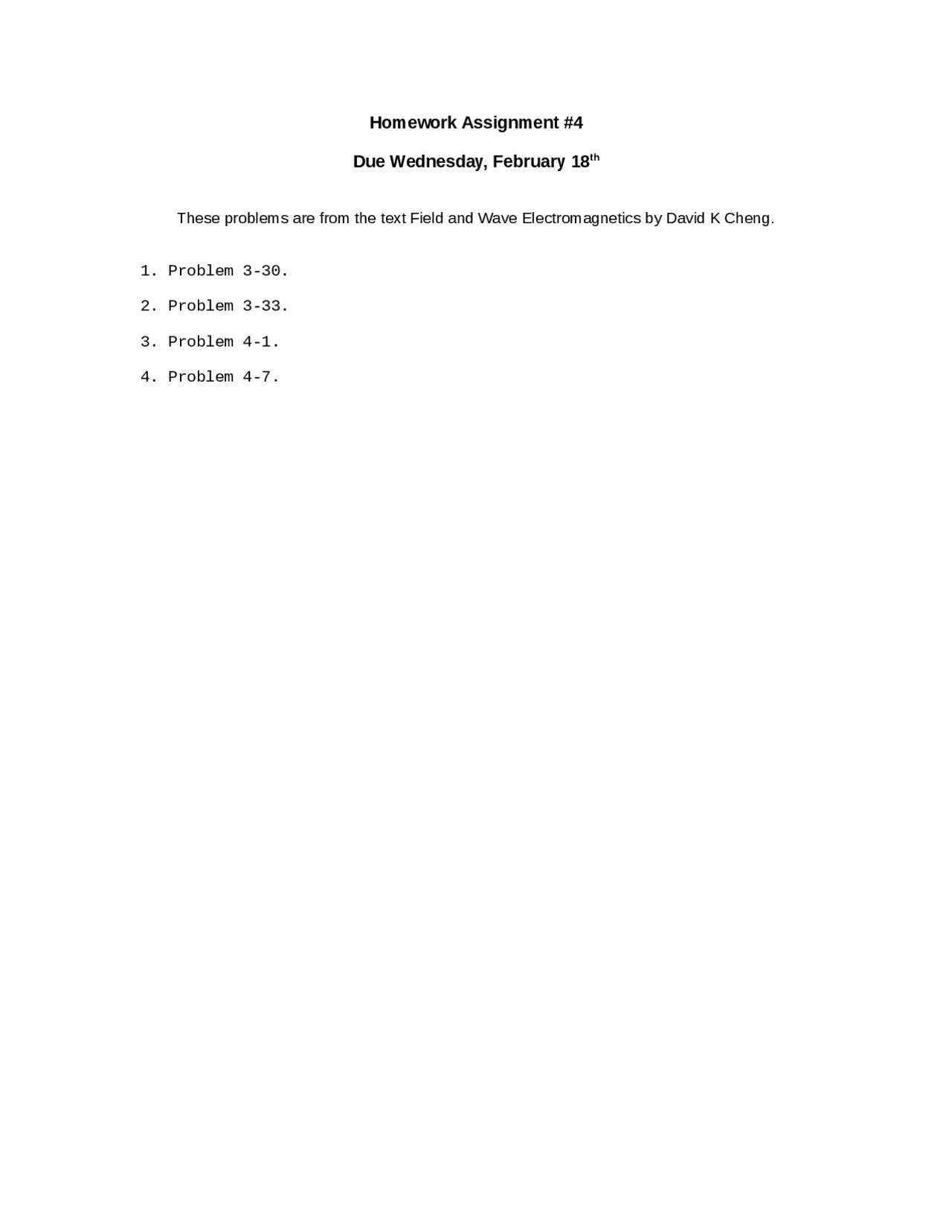 Assignment 5 Questions Fundamentals Electromagnetics Eee 241 Docsity