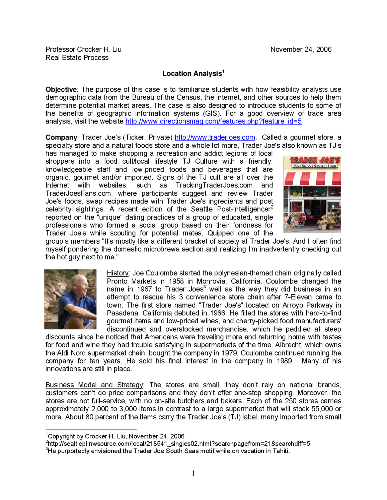 Review Sheet Location Analysis - Research Methods | THE 500 (SEM) - Docsity