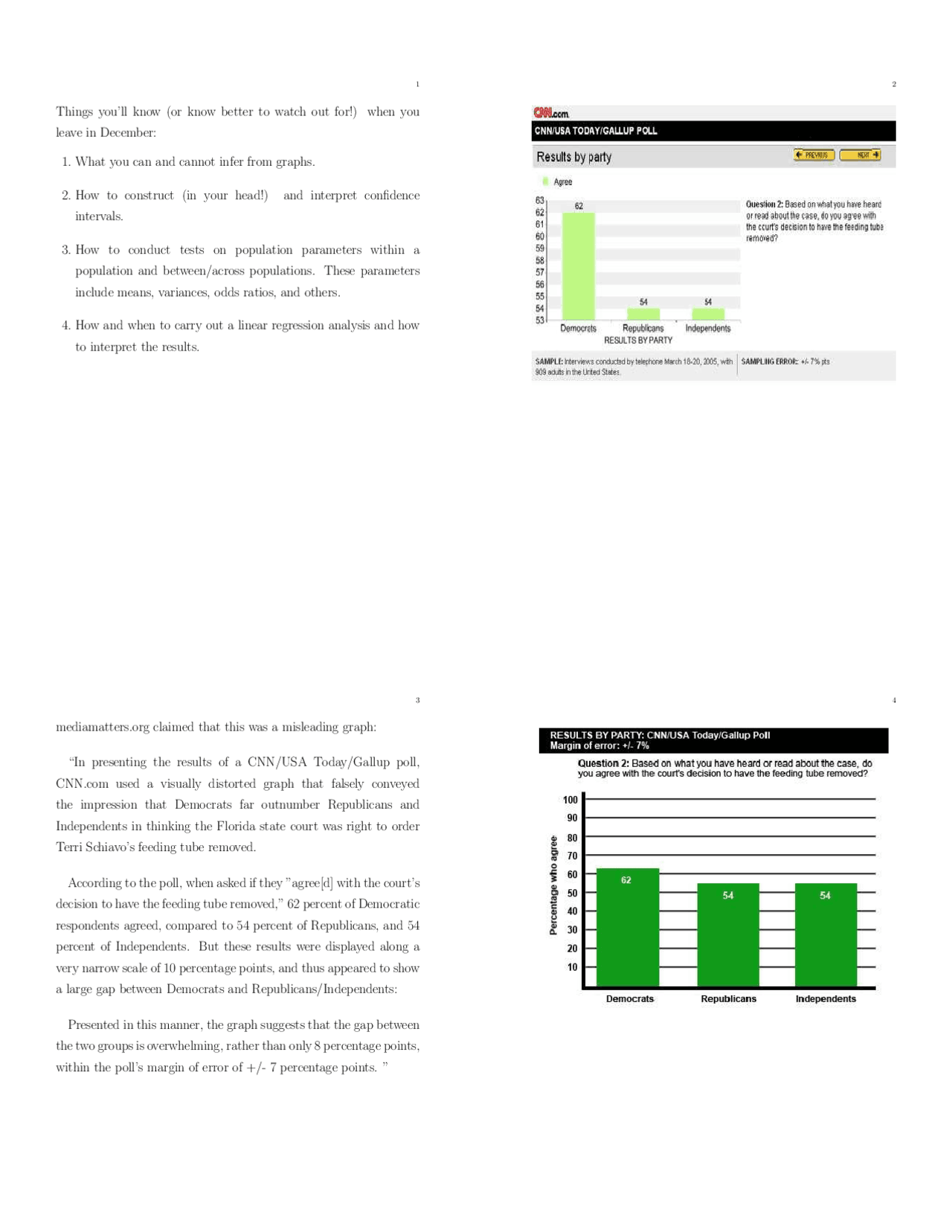 Notes For Introduction To Biostatistics Stat 541 Docsity