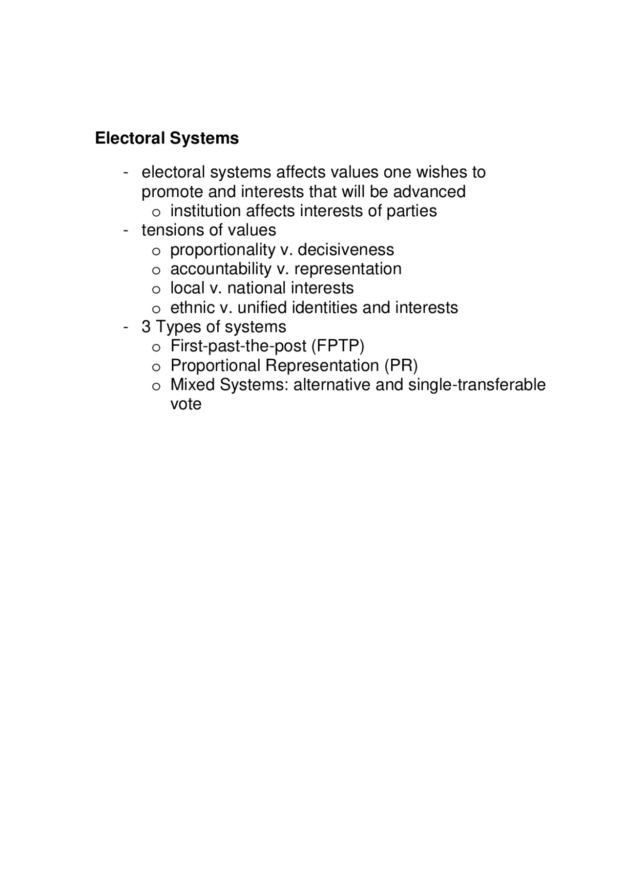 Electoral Systems, FPTP, Proportional Representation, MMP and Semi PR ...