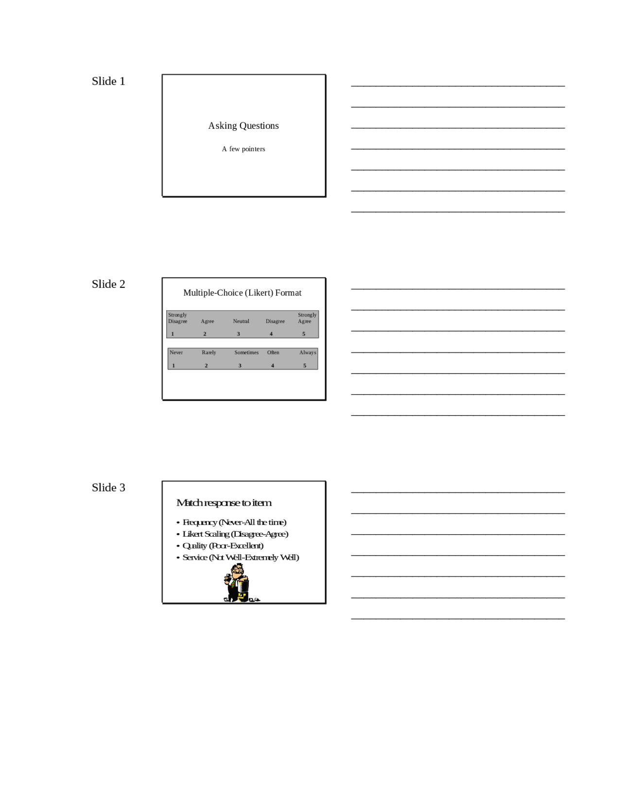 Multiple Choice Format Lecture Slides Methods Of Sociological
