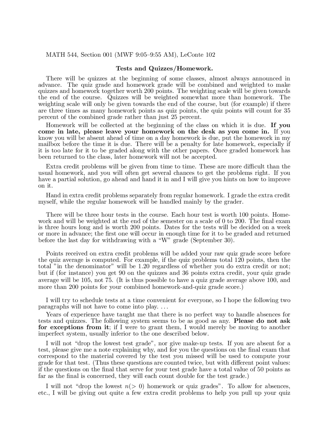 Review Sheet For Introduction Linear Algebra Math 544 Docsity