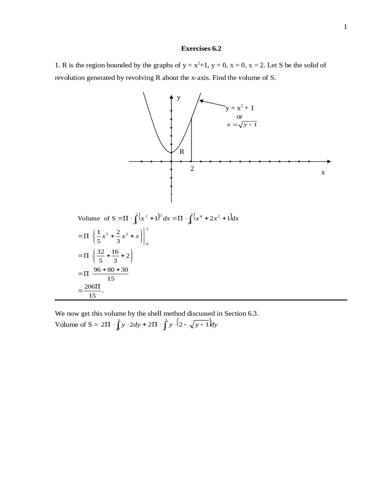 Solved Exercise Of Calculus Ii Math 166 Docsity