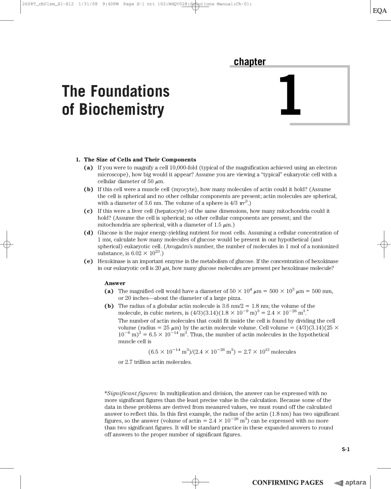 The Foundation of Biochemistry - Introduction to Biochemistry | CHEM ...