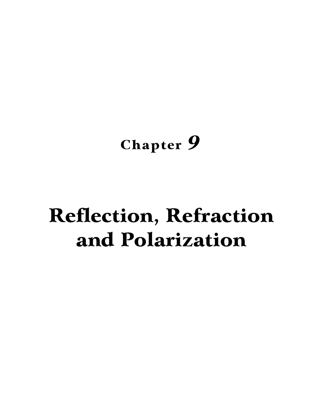 Reflection, Refraction and Polarization - Notes | PHY 111 | Study notes ...