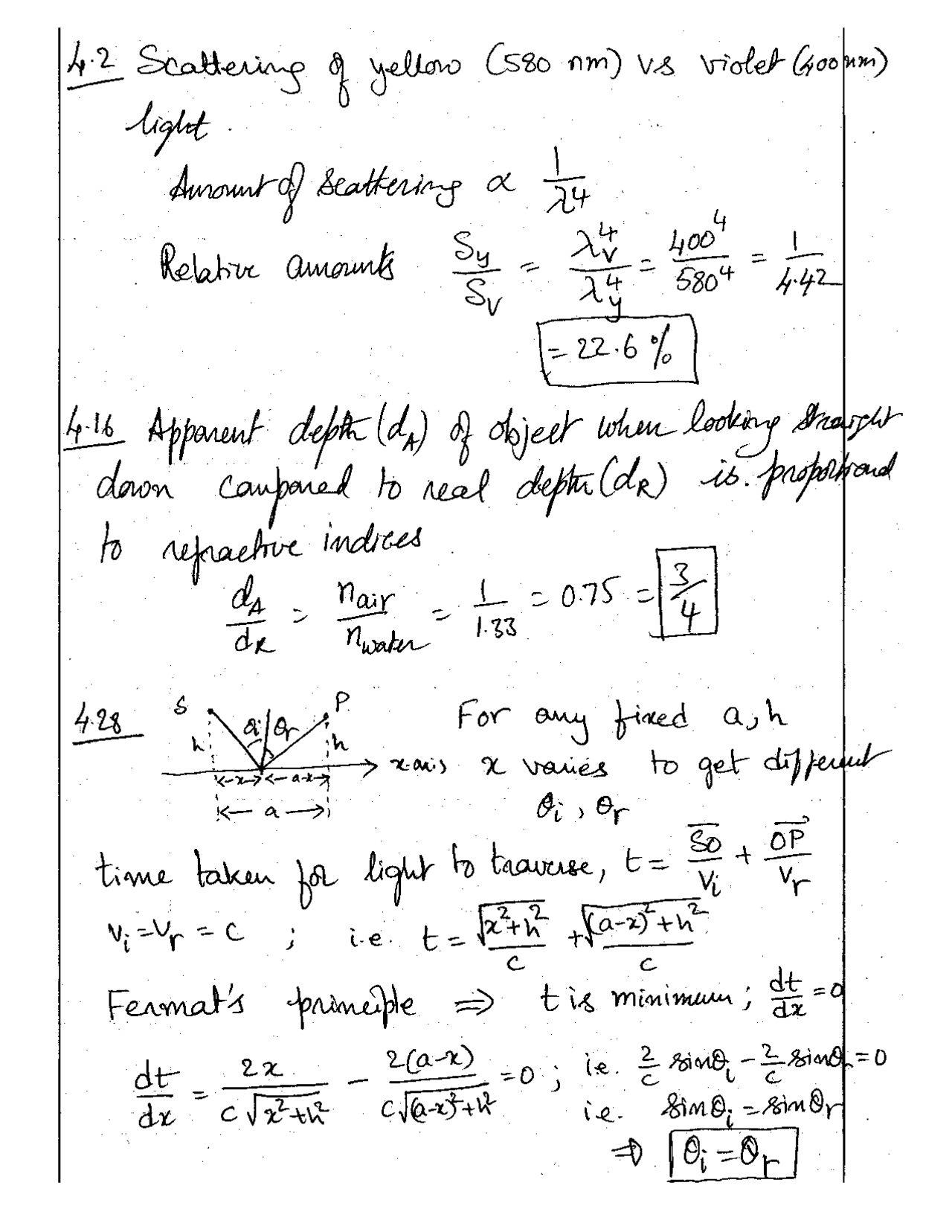 Assignment 3 With Solutions For Wave Motion And Optics Physics 325