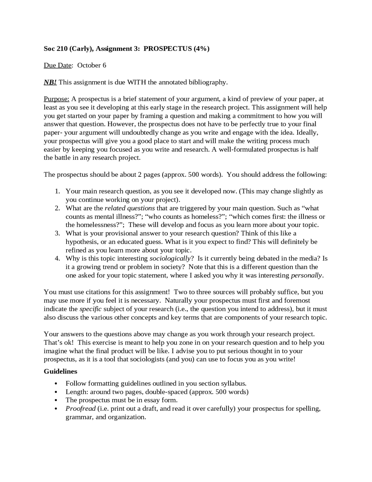 Annotated Bibliography - Survey of Sociology - Assignment | SOC 210 ...