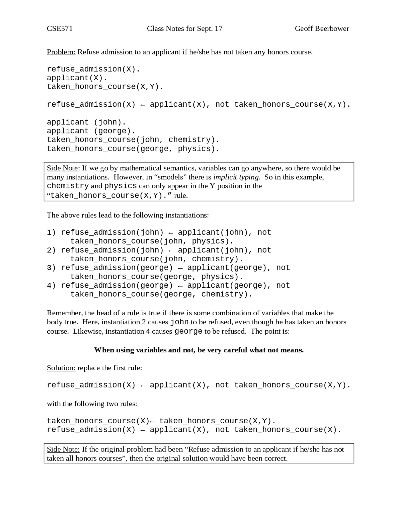 Artificial Intelligence - Solved Exam Problems | CSE 571 - Docsity