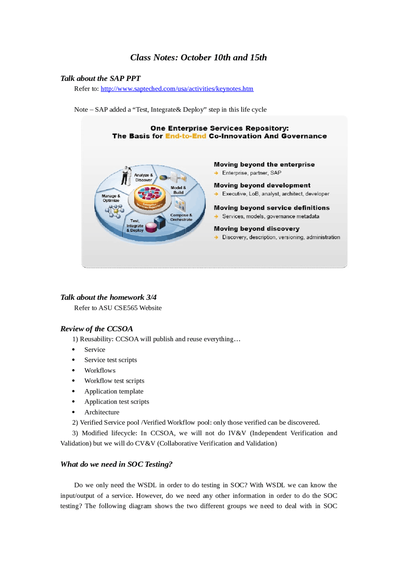 Notes On Software Verification Validation And Testing Cse 565 Docsity 1586