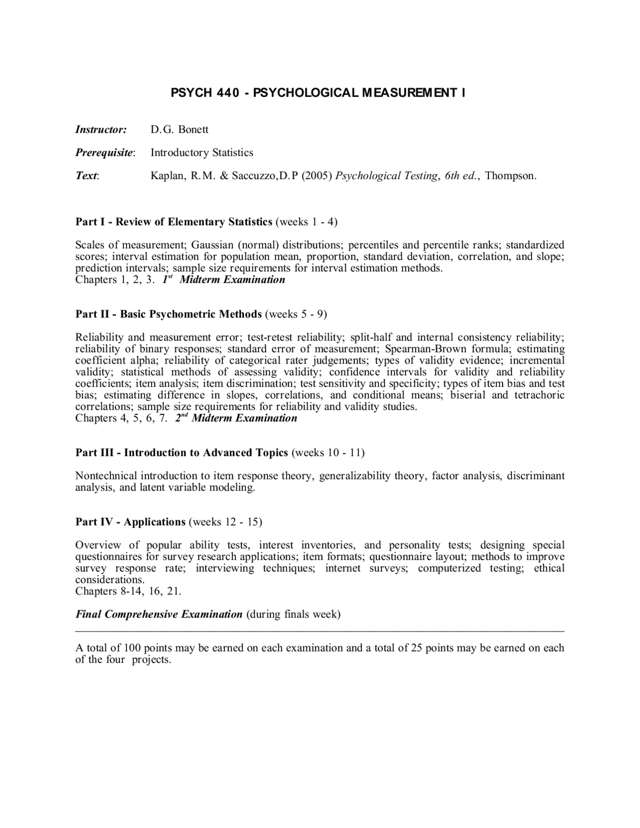 Review of Elementary Statistics - Psychological Measurement I | PSYCH ...