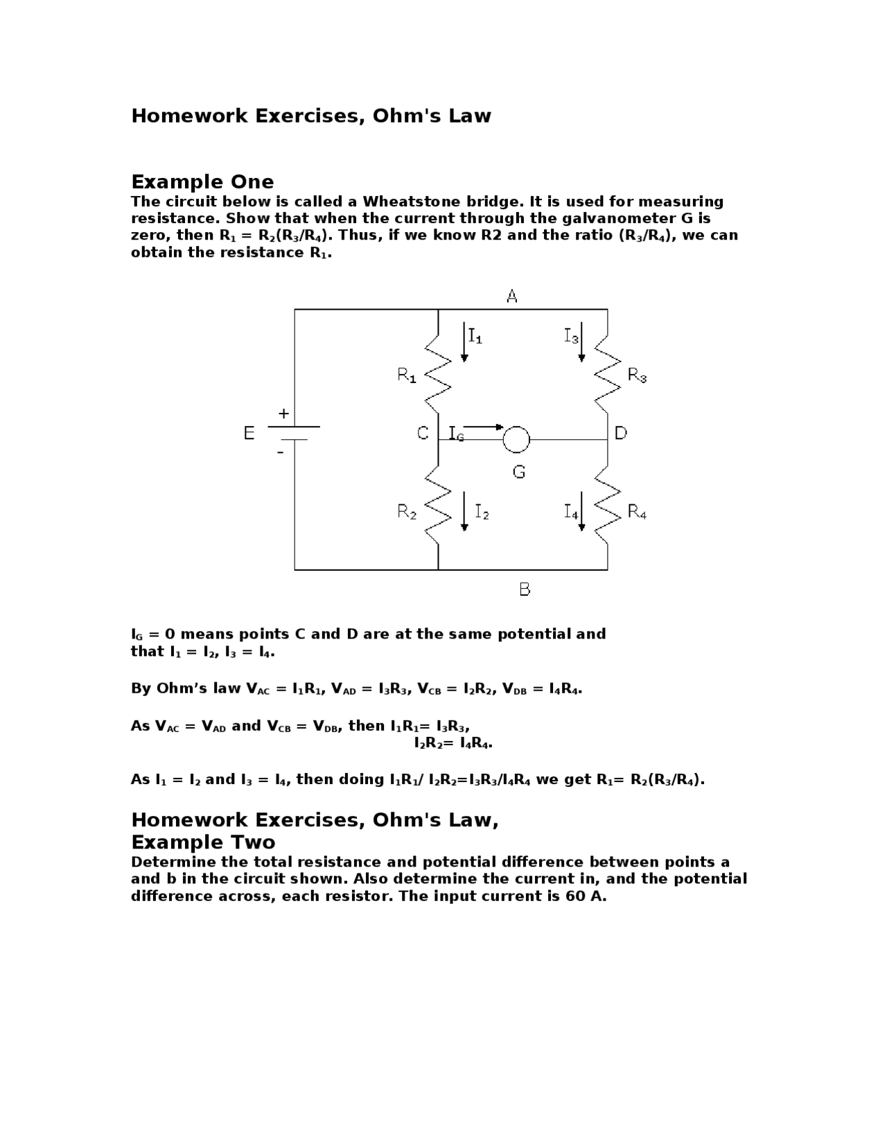 Ohms Law In Fundamentals Electromagnetics Homework 4 Eee 241 Docsity