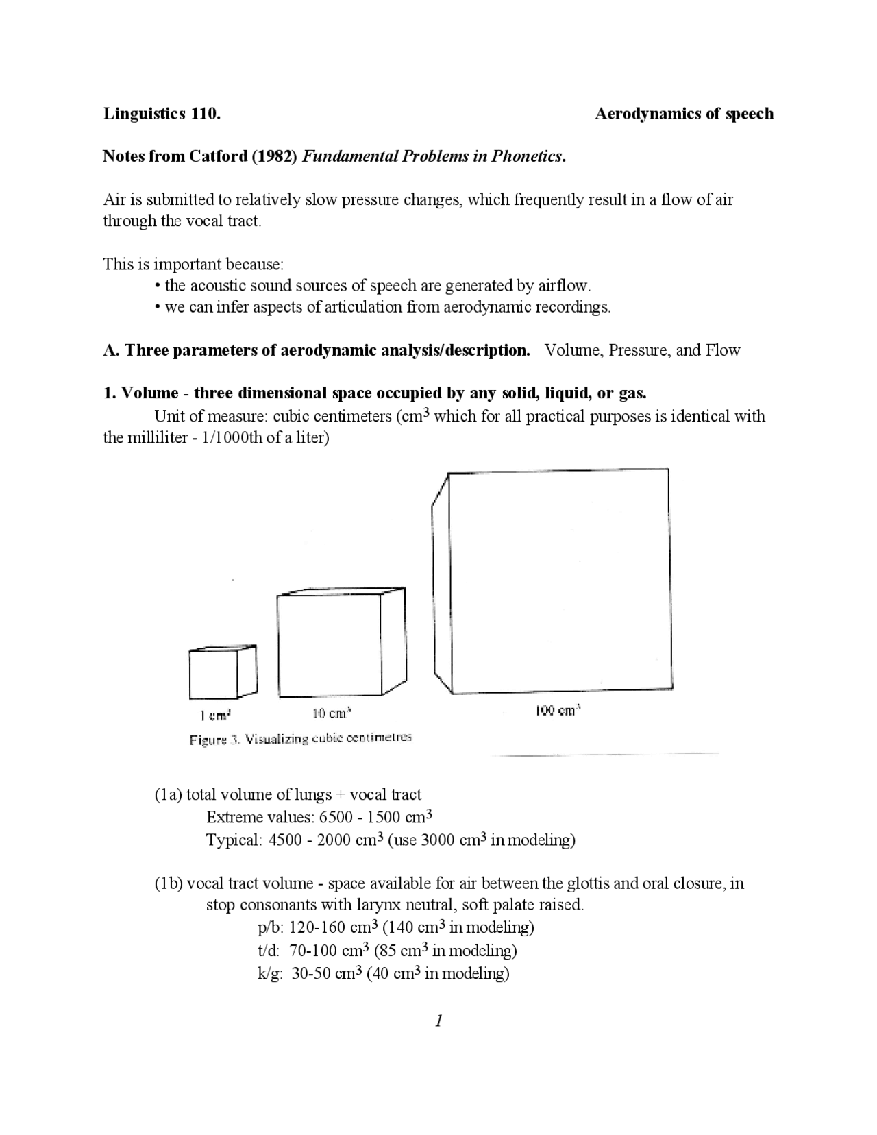 Aerodynamics Of Speech Introduction To Phonetics And Phonology