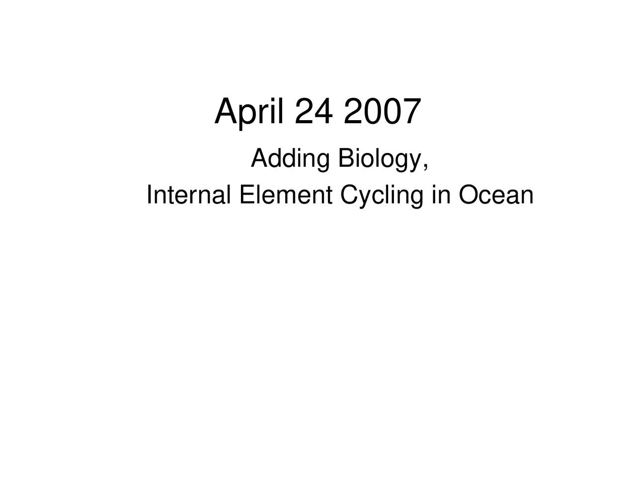 Exploring Ocean Carbon Cycling: A Study on Particle Dynamics and ...