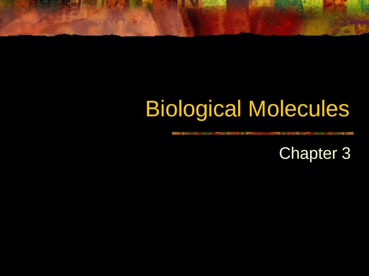 Biological Molecules General Biology Biol 1005 Docsity
