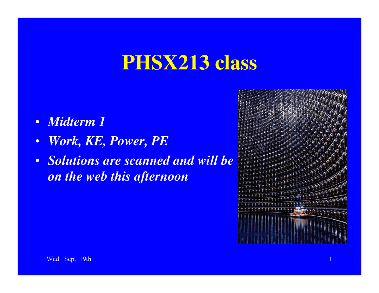 Energy Conservation Big Picture Lecture Slides Thr 213 Docsity