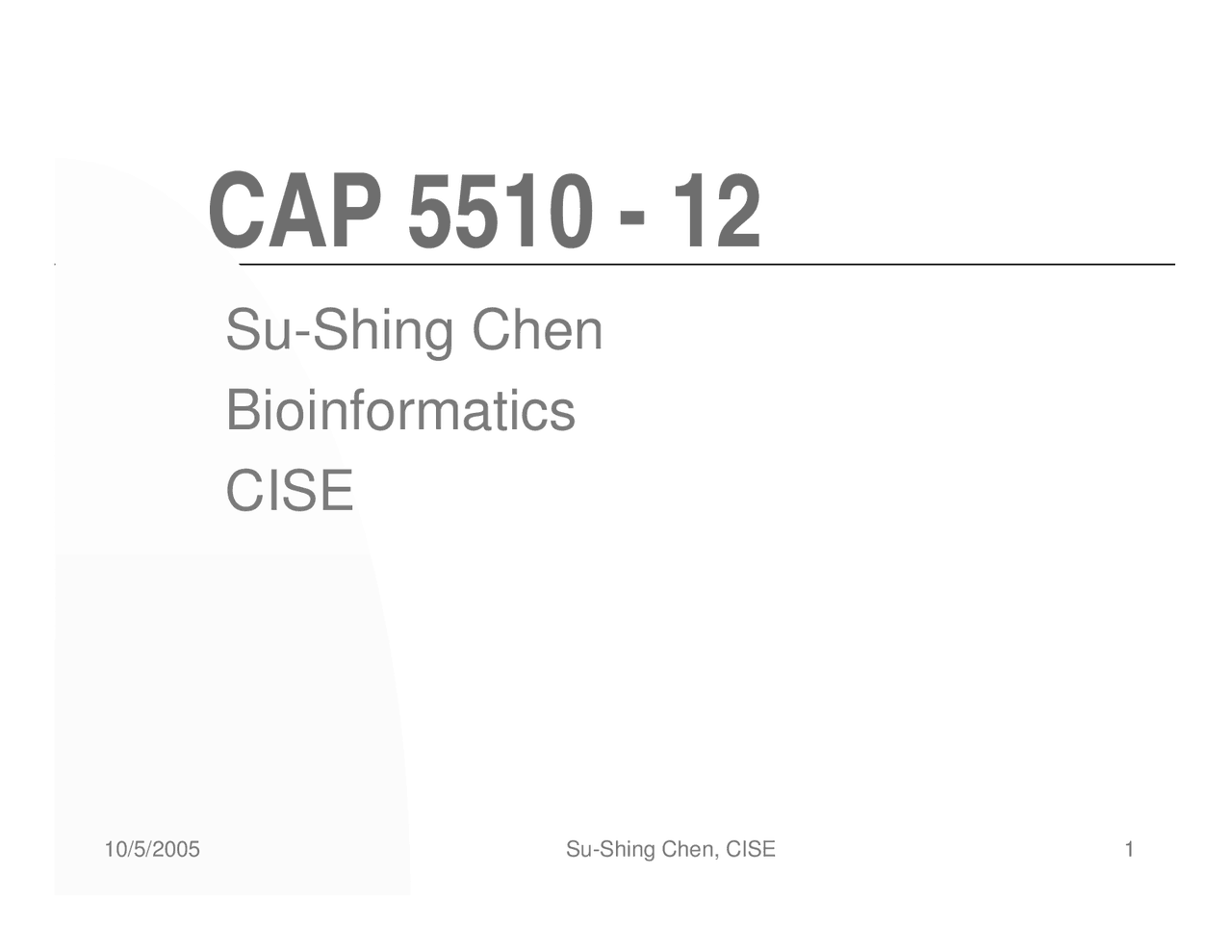 Phylogenetic Analysis Lecture Notes Cap 5510 Docsity