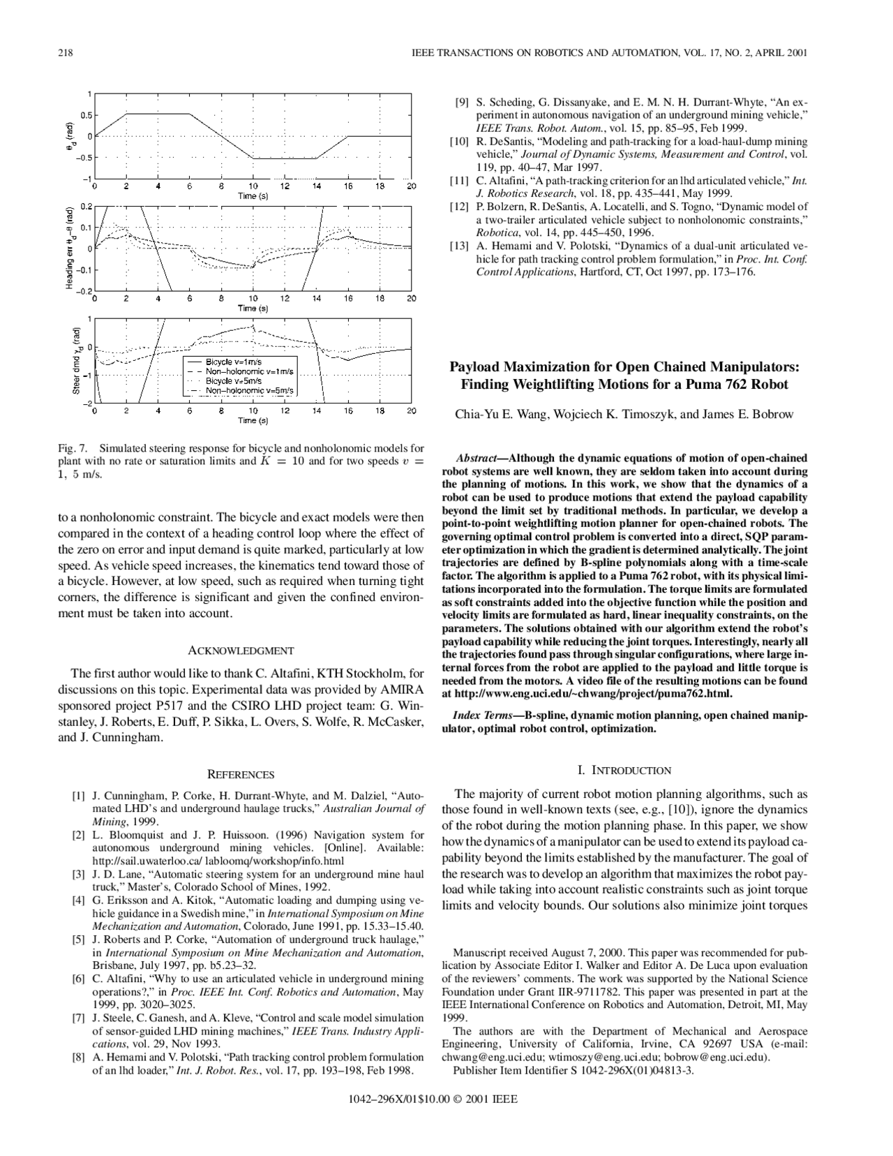 Ieee Transactions On Robotics And Automation Project Mgmtmba 218 Guías Proyectos
