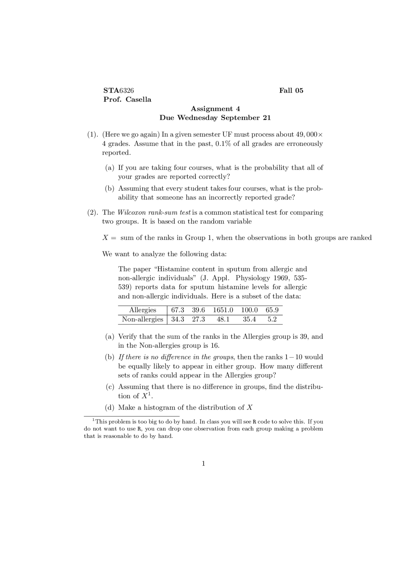 Assignment 4 Introduction To Theoretical Physics I Sta 6326 Docsity