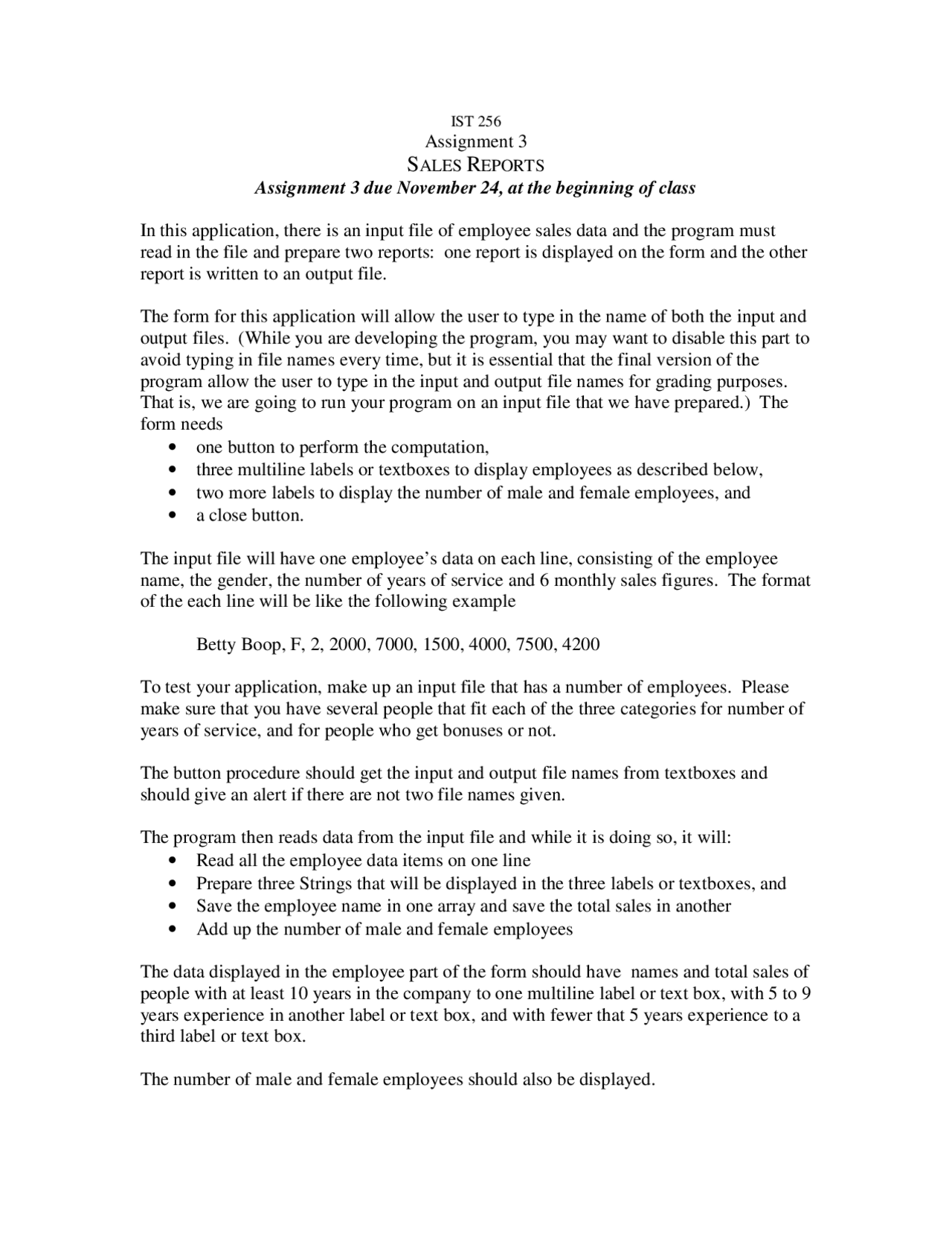 Assignment 3 On Application Programming For Information Systems Ist 256 Docsity 4296