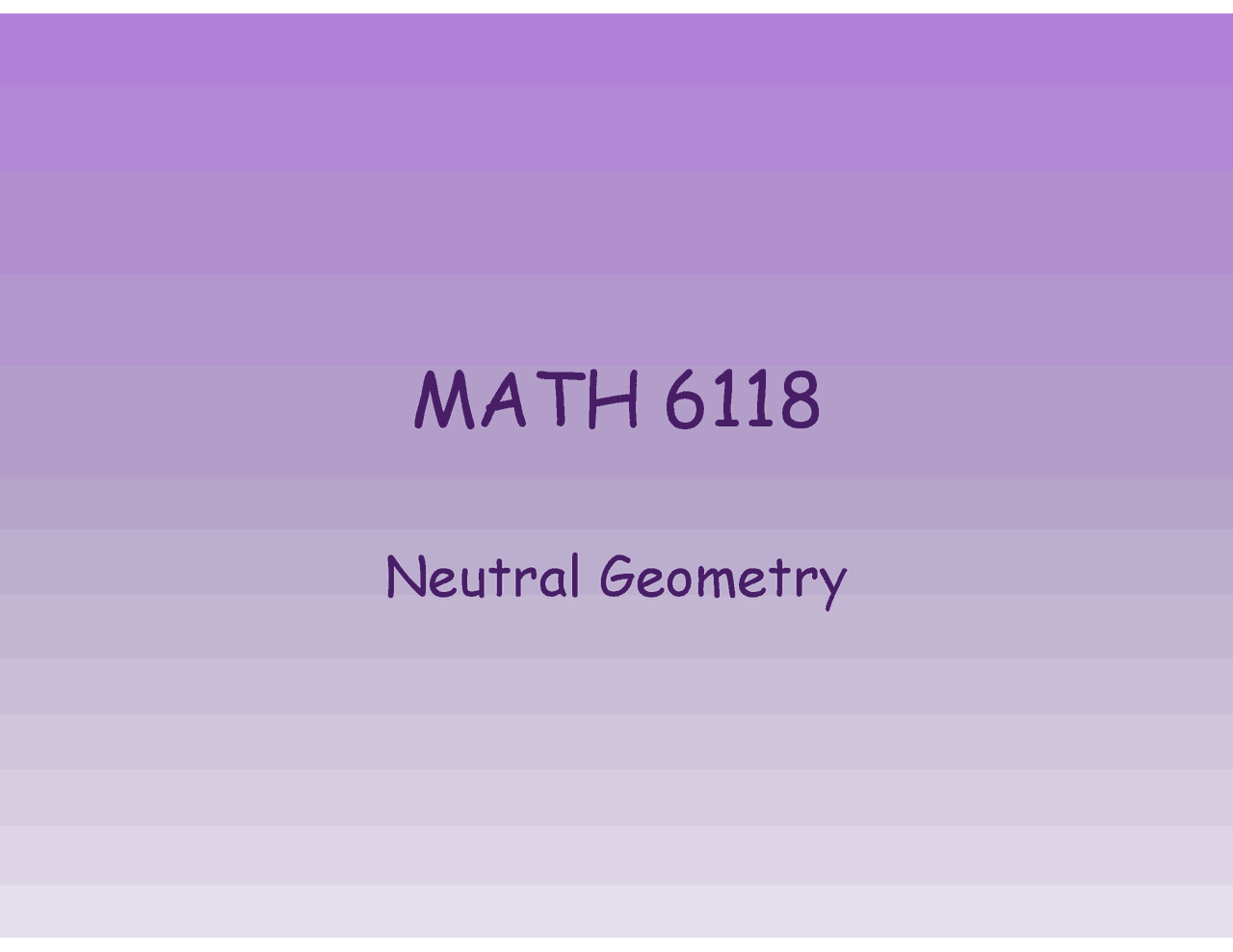 Line Distance Angle Measure Non Euclidean Geometry Notes Math