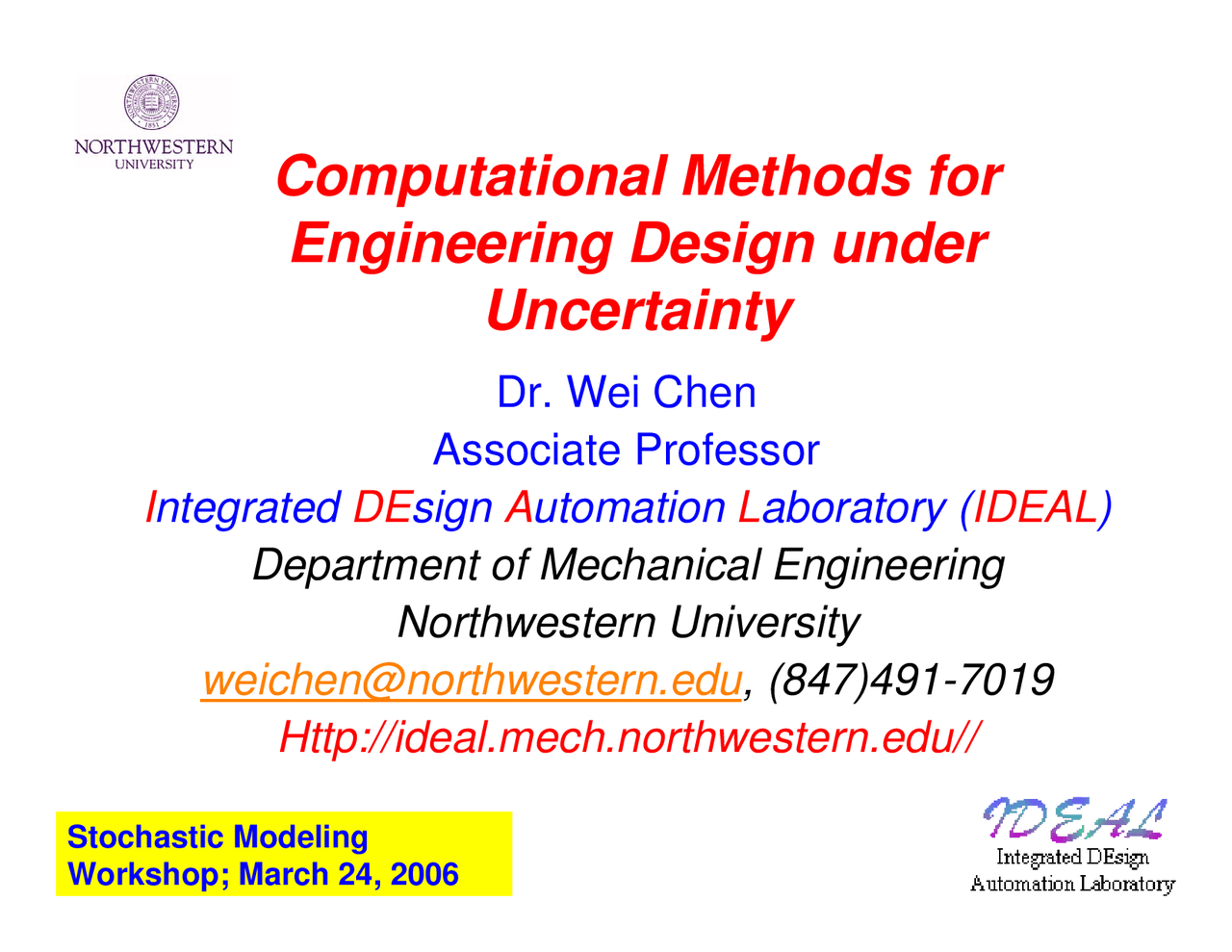 Integrated Design Automation Laboratory - Design Methodology | AME ...