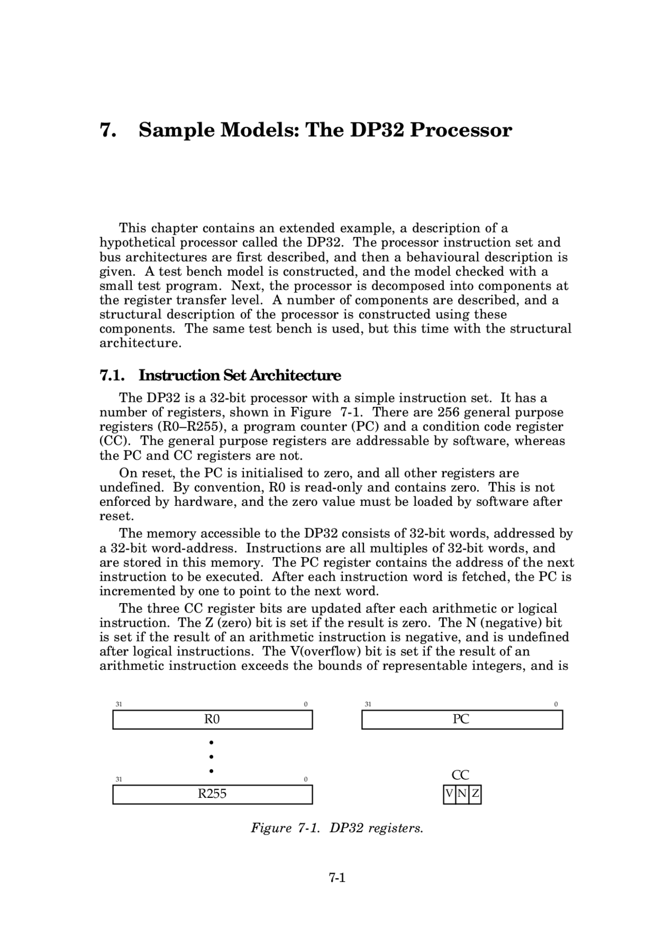 The DP32 Processor - Sample Models | EEL 4712 - Docsity