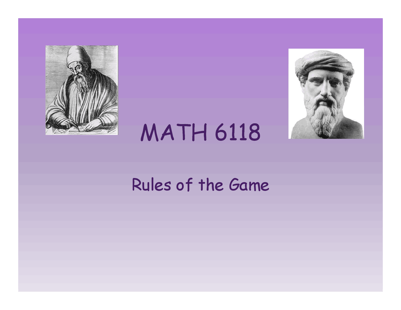 Rules of the Game - Non-Euclidean Geometry | MATH 6118 - Docsity