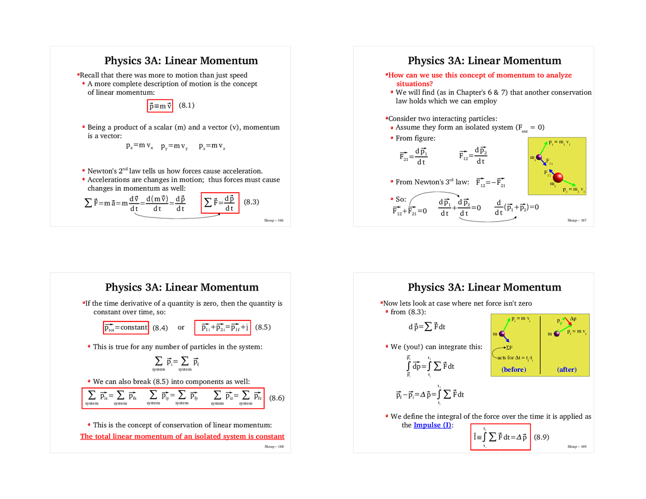 Linear Momentum In Basic Physics I Exam Physics 3 Docsity