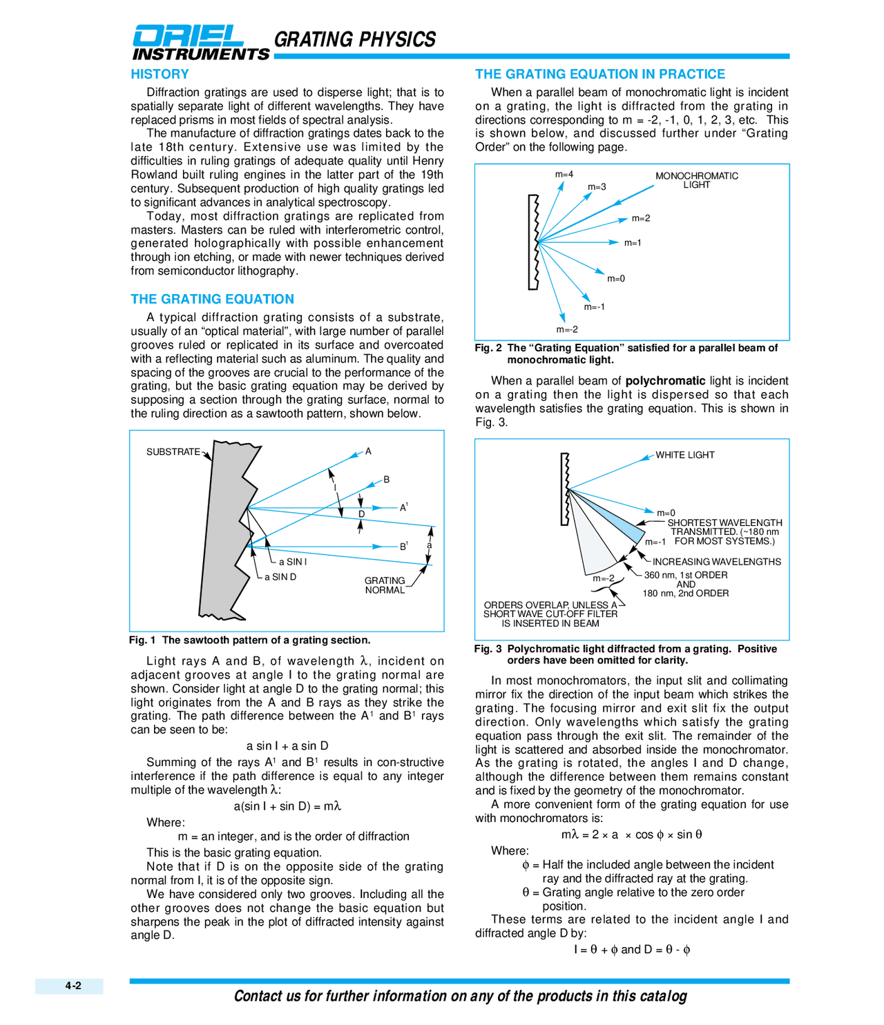 Grating Physics Lecture Notes Bme 136 Docsity