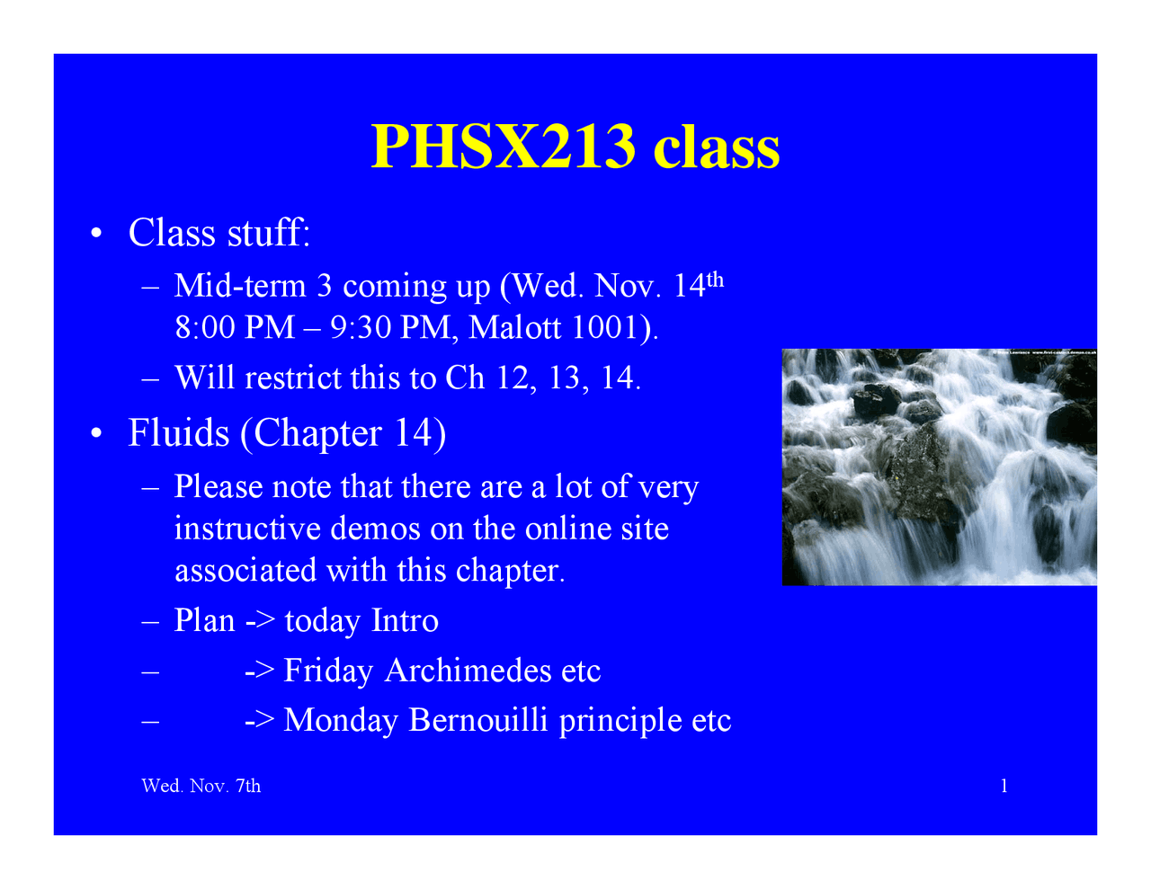 Fluids Movement Ithe Acting Instrument Lecture Slides Thr 213