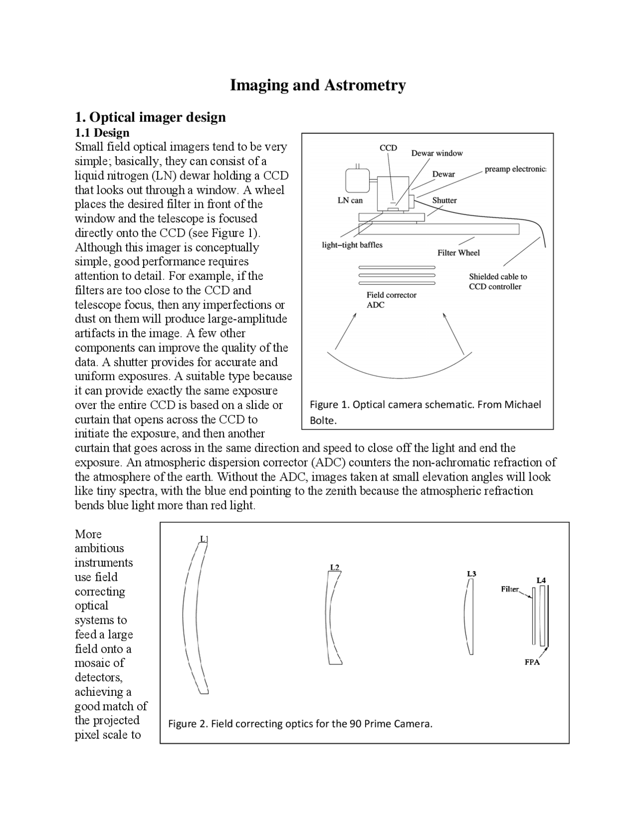 Imagingastrometry Modern Astronomical Instrumentationtechniques