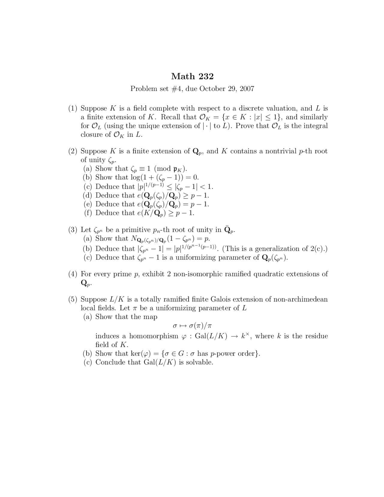 Problems On System Cell Biology Assignment 4 Dev Bio 232 Docsity