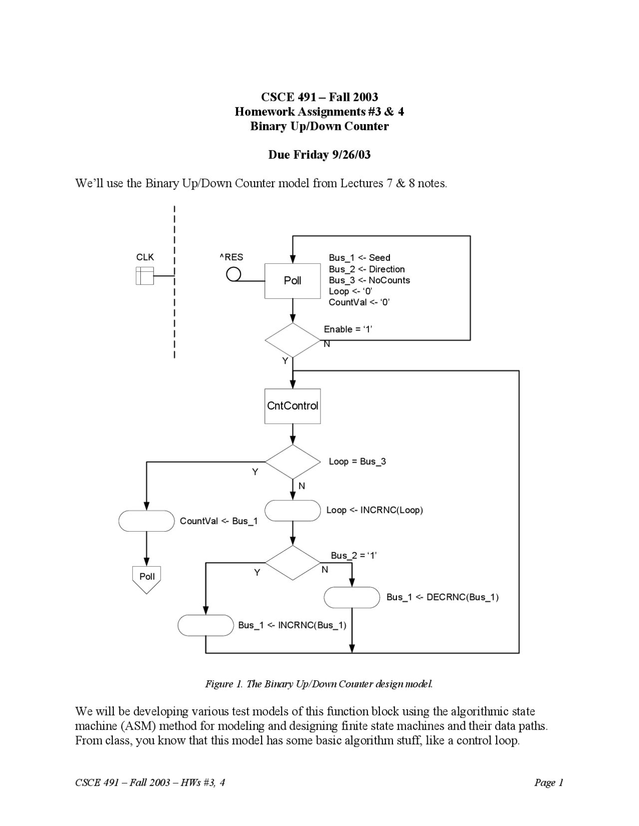 Homework 3 4 Capstone Computer System Project Fall 2003 Csce 491
