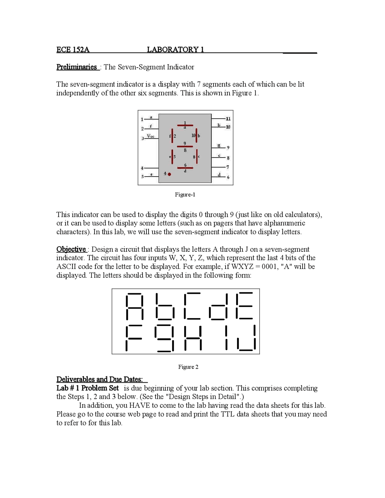 The Seven Segment Indicator Neurobiology Ii Laboratory 1 Mcdb 152