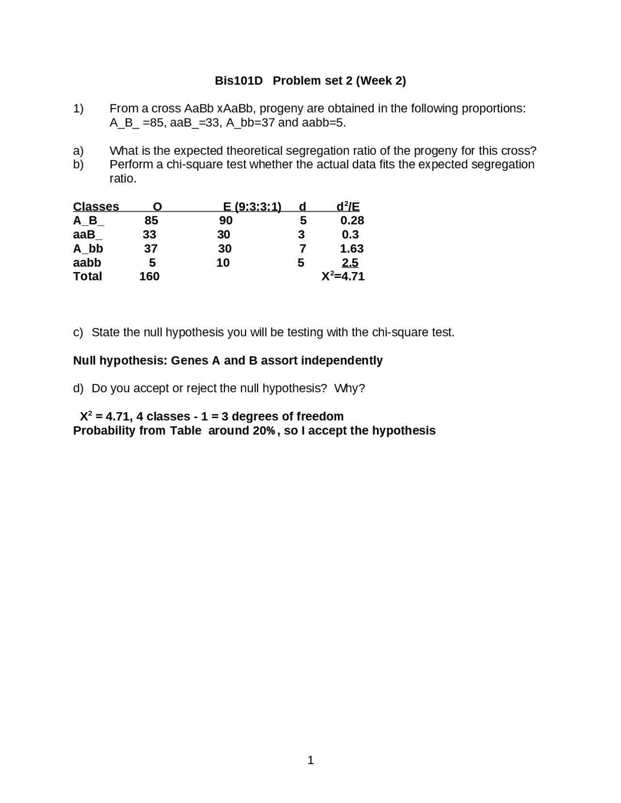 Problem Set 2 For Genes And Gene Expression Bis 101 Docsity