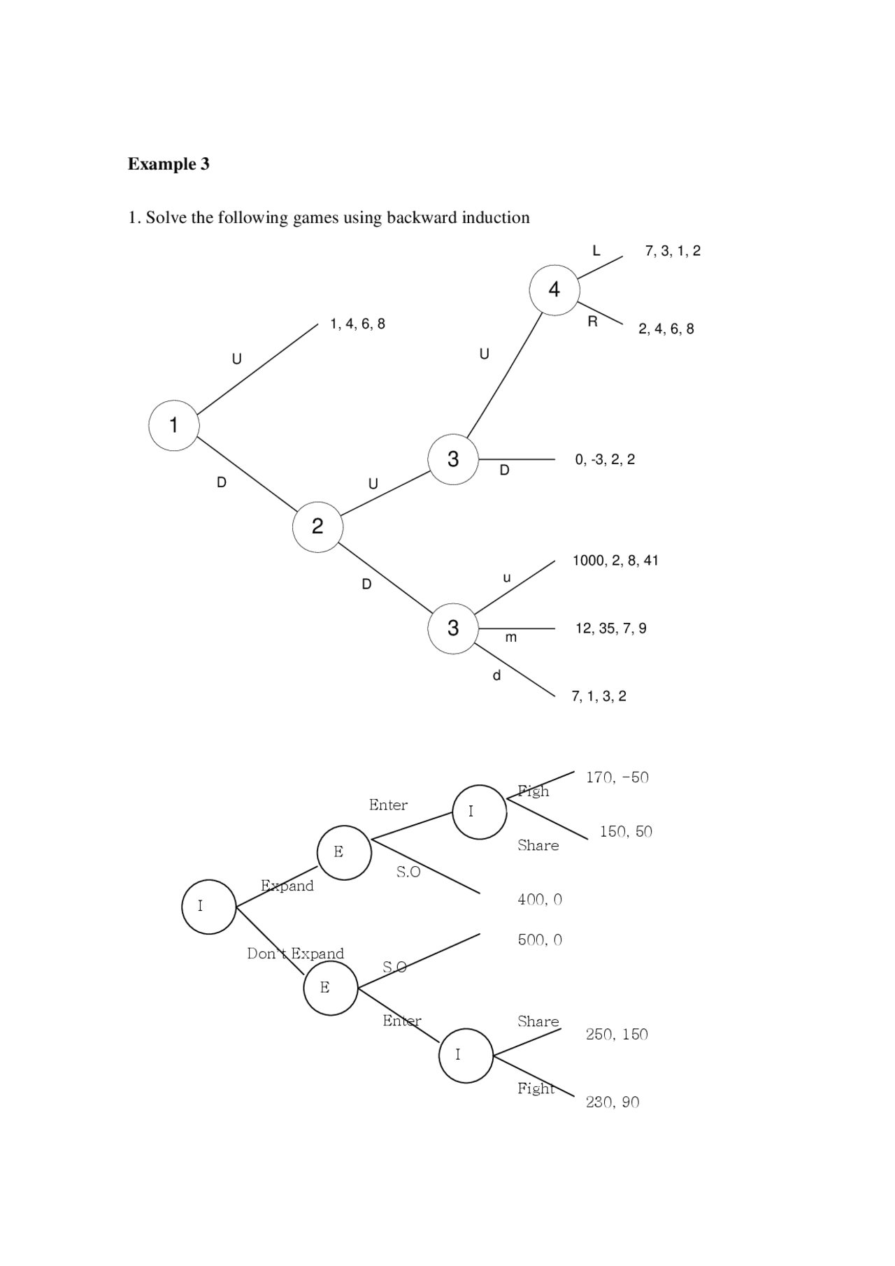 Assignment 3 Questions With Solution Game Theory Econ 309 Docsity