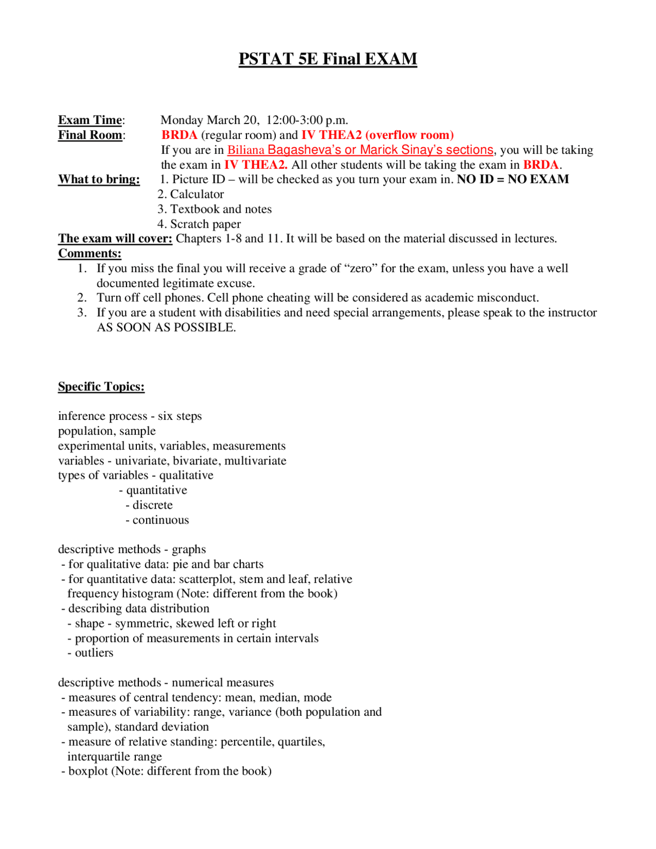 Notes For Final Exam Music Theory Mus 5e Docsity