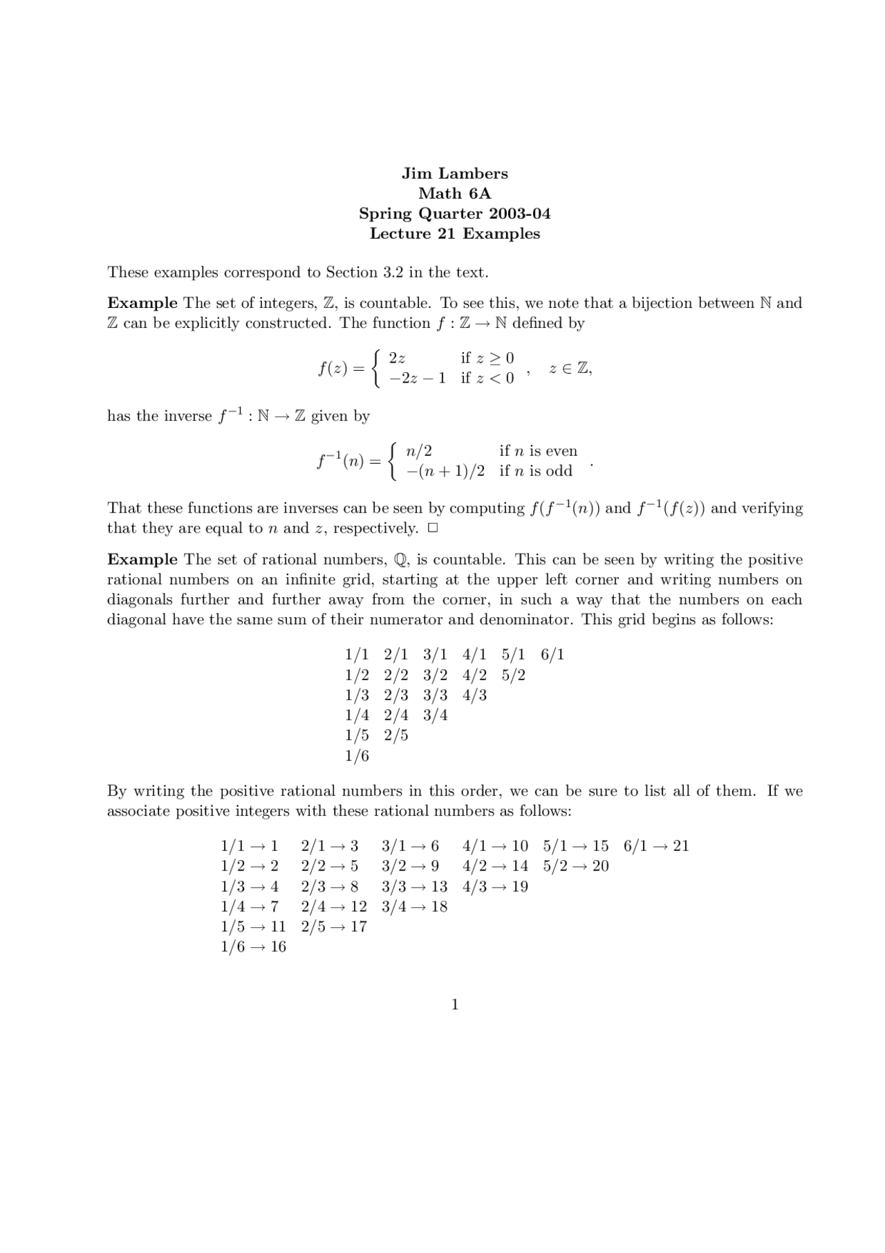 Solved Examples For Linear Algebra Math 6 Docsity