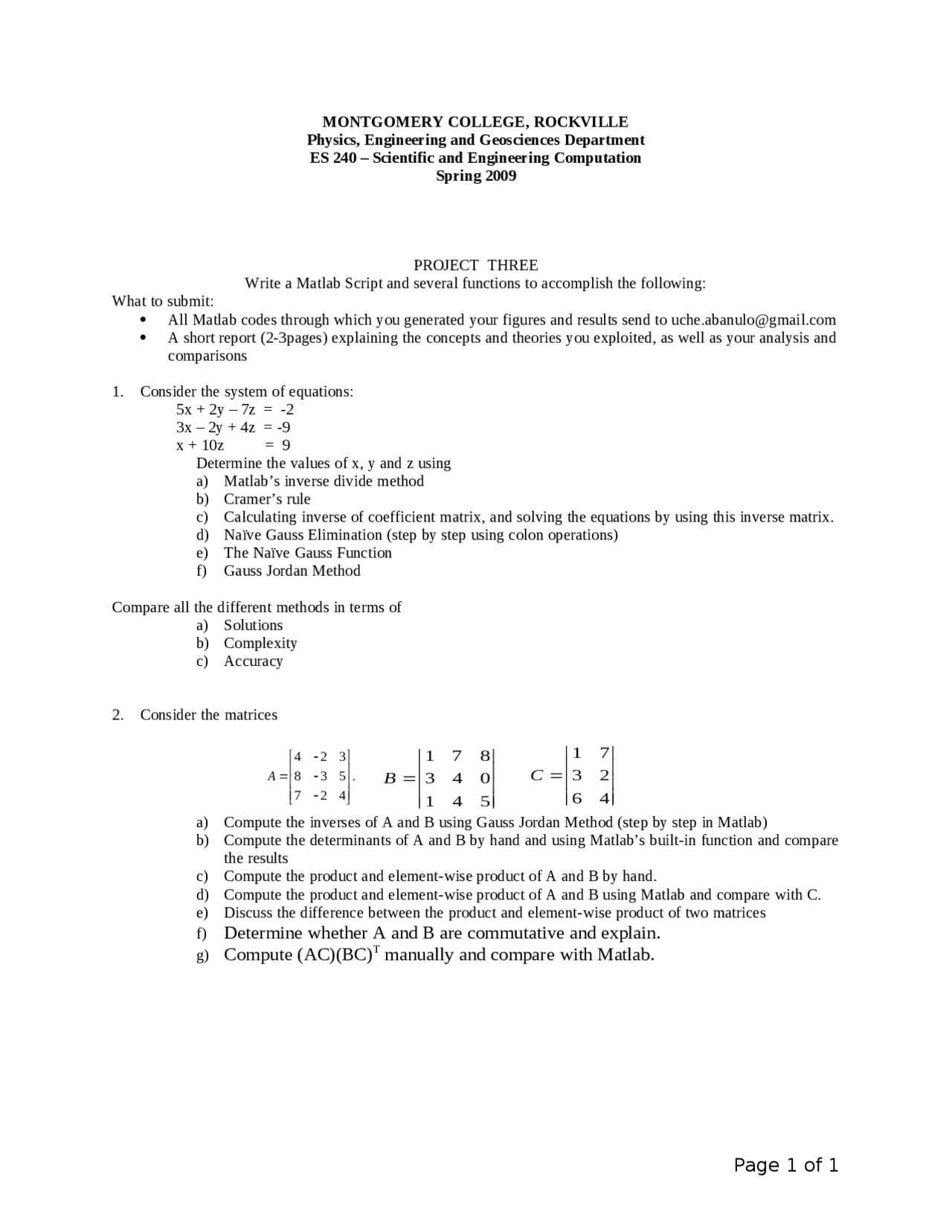 Matlab Script And Several Functions To Accomplish All Matlab Codes And