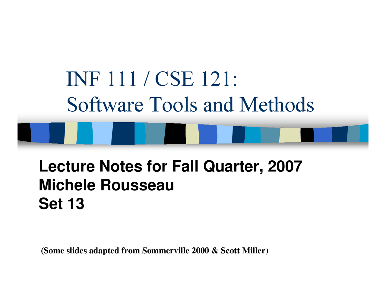 Configuration Management Lecture Slides Cse 121 Docsity