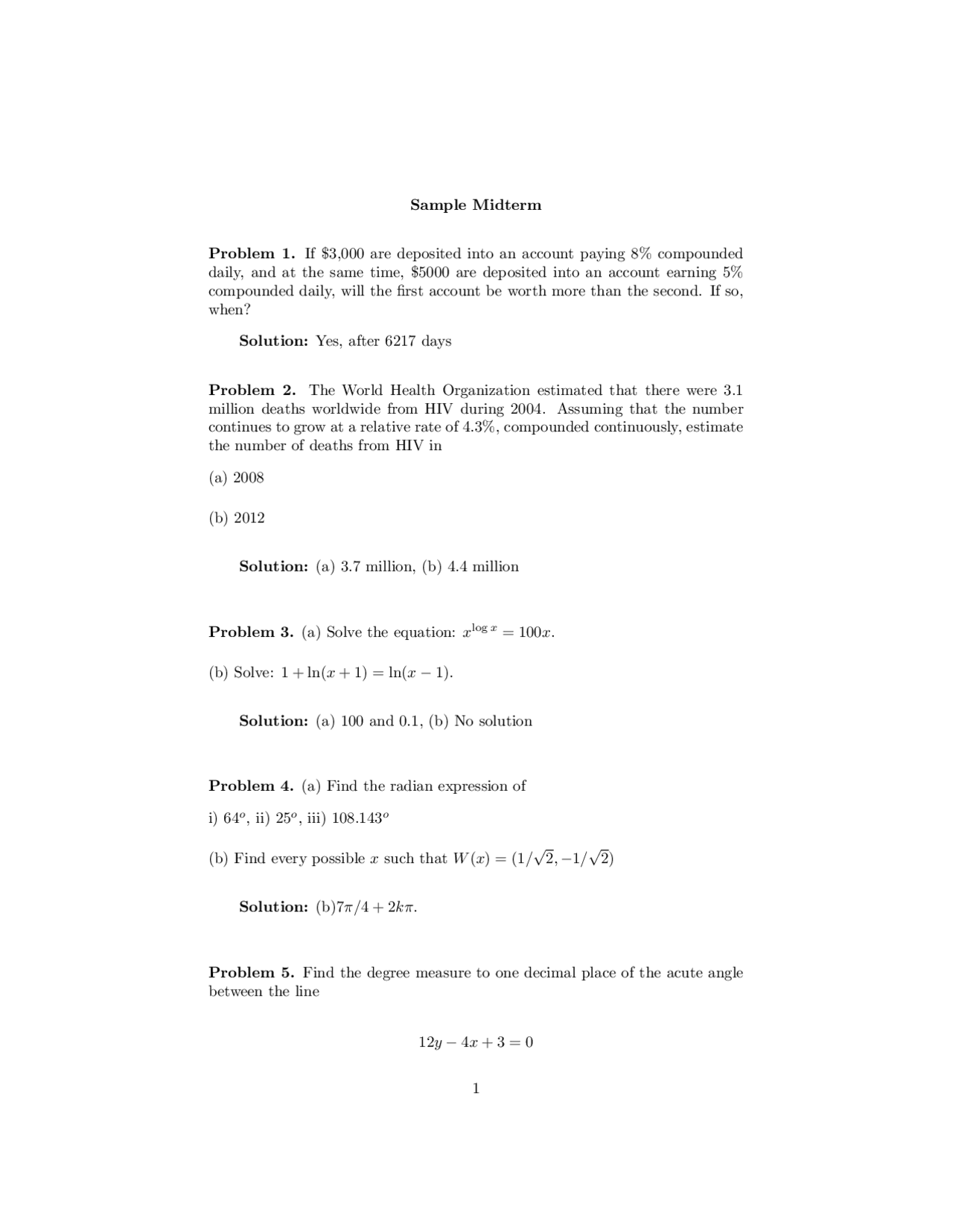 Sample Midterm With Solution Arts Core Arts 1 Docsity